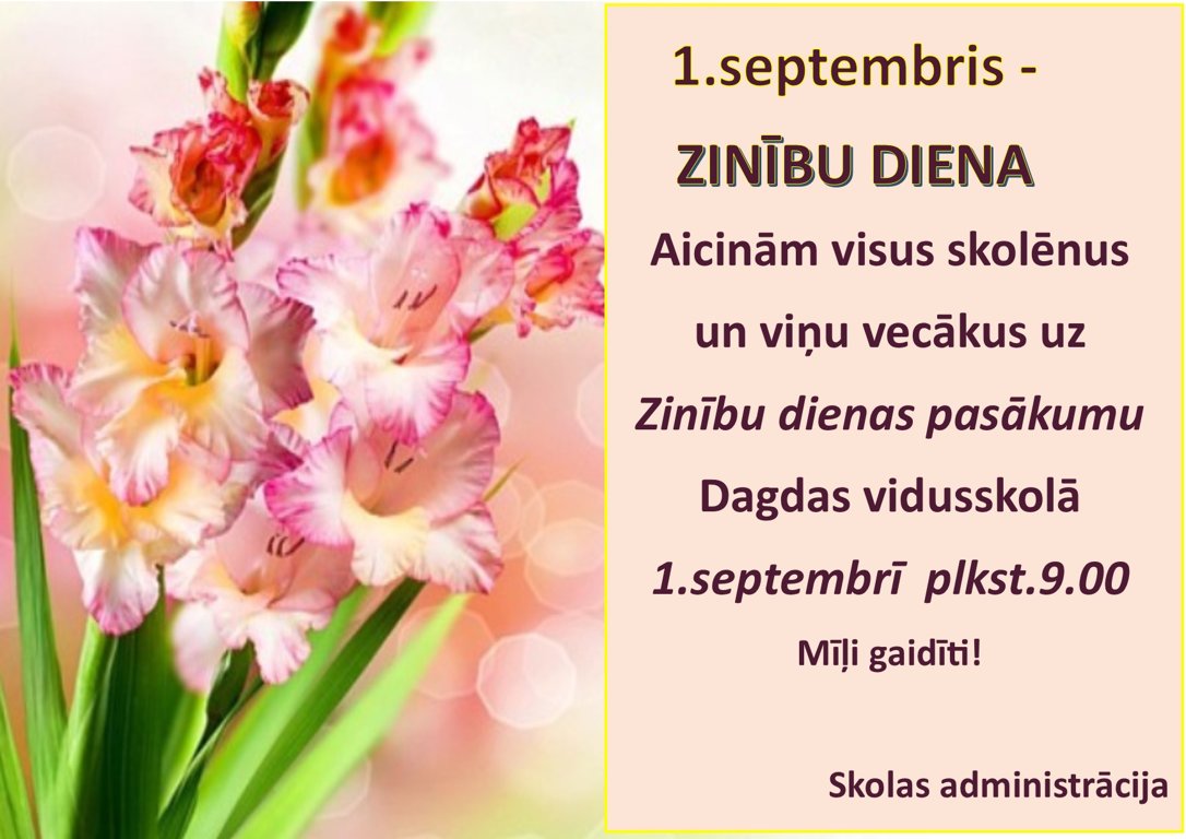 - Jaunumi - dagdasvidusskola